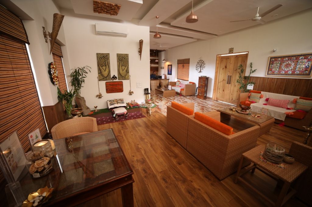Veda5 Gallery - Reception of The Best Wellness Retreat in Rishikesh, India
