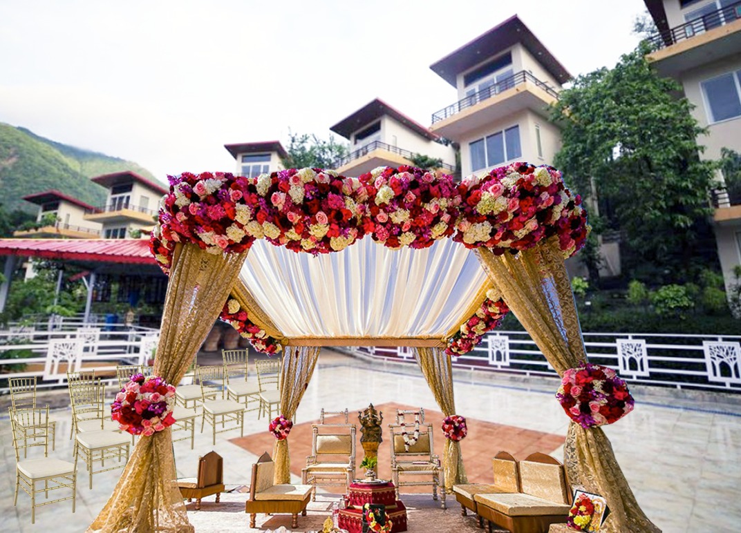 Top-Rated Luxury Wedding Destination in India in Rishikesh, Himalayas