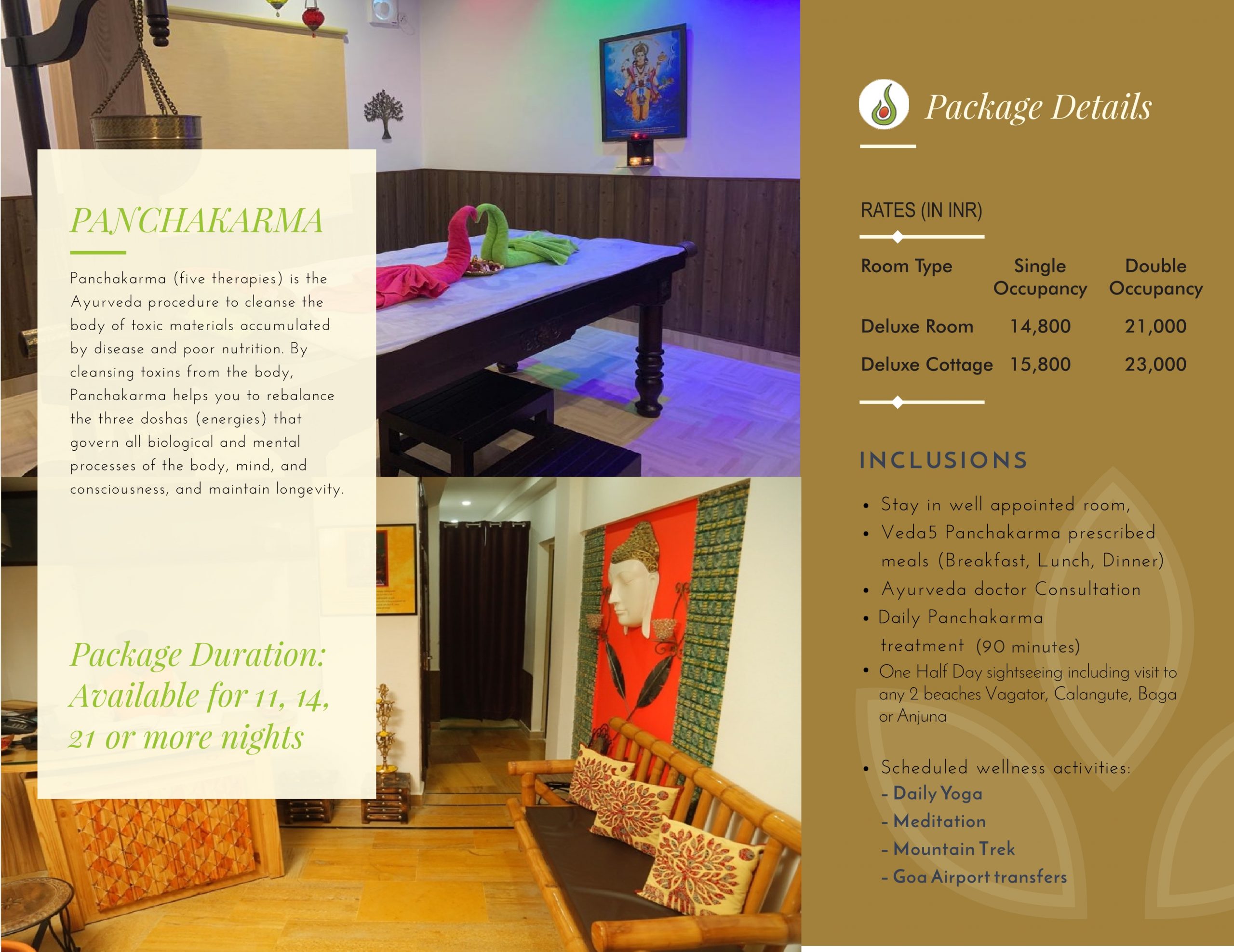 Book Packages at Veda5 Wellness Retreat & Spa, Arambol, Goa, India