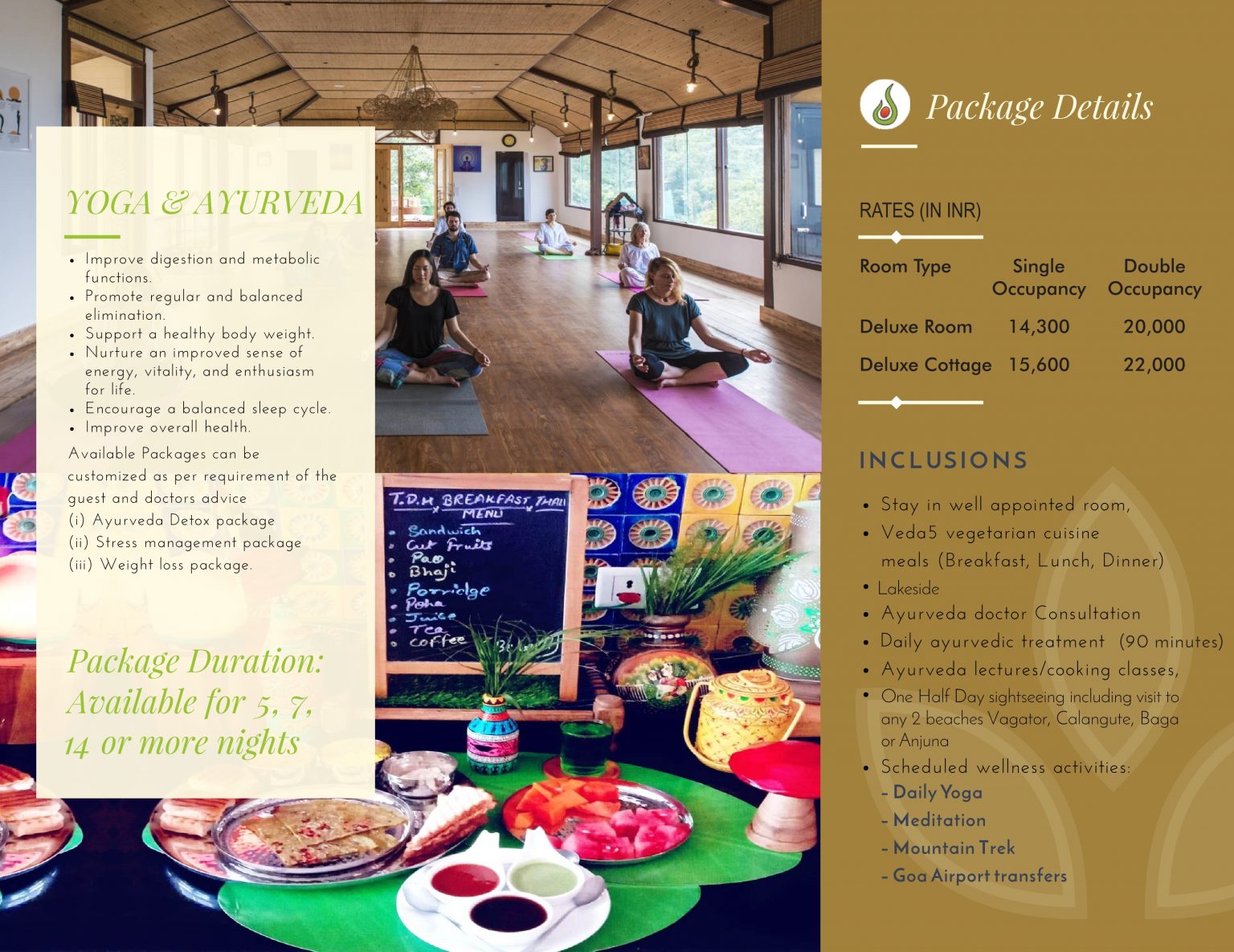 Book Packages at Veda5 Wellness Retreat & Spa, Arambol, Goa, India